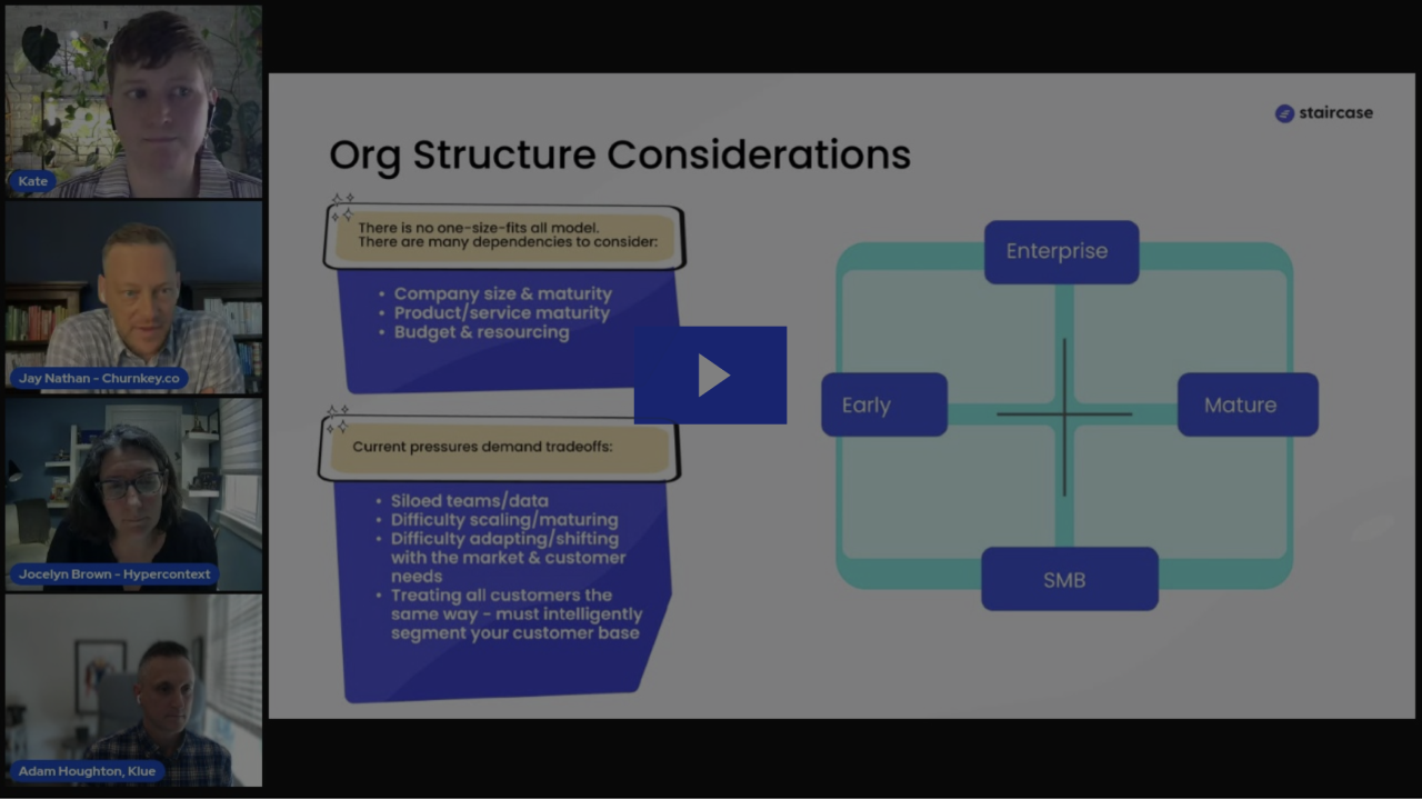 How to Structure Your CS Team + Comp Plans [Expert Panel] - Staircase ...
